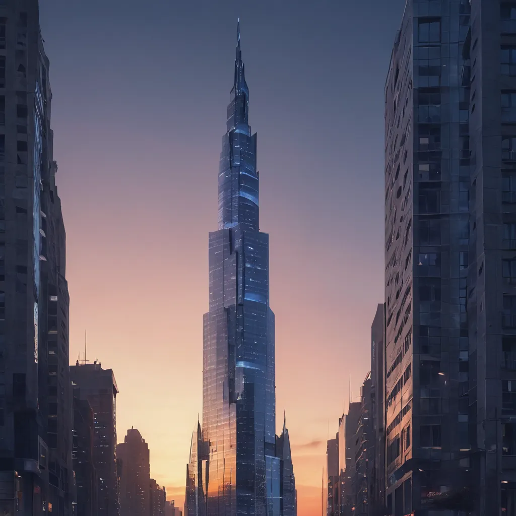 Exploring the Crystal Blue Tower in Tecom, Dubai